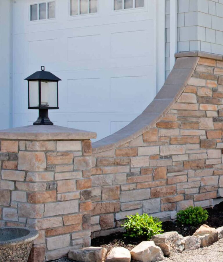 Flagstone Wall & Pier Cap Collection — StoneTransitions